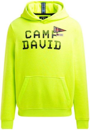 Camp David Kapuzensweatshirt mit Rippb&uuml;ndchen
