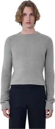 Rier Homme, Pulls, Gris, Taille: L Pull en maille textur&eacute;e