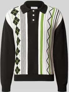 Edwin Regular Fit Langarm-Poloshirt Modell TULLA