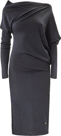 Moschino Robe Au Genou - Noir