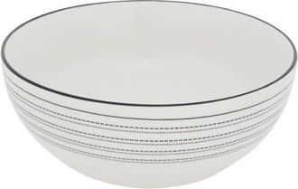 Atmosphera Atmosphera - Saladier lunova noir et blanc d22,5xp8,8cm