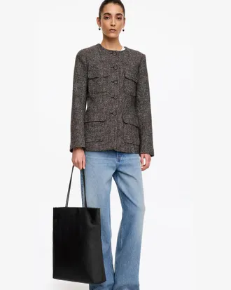 Arket Tragetasche Aus Nylon -Schwarz