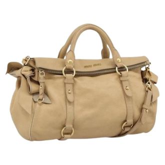 Miu Miu Pre-owned Hand Bag - - Pre-owned - Damen - Beige - ONE SIZE