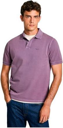 Pepe Jeans London New Oliver GD Polo, Violet (Violet Aubergine), XXL Homme
