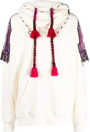 Etro Femme, Sweatshirts et sweats &agrave; capuche, Blanc, Taille: 36 FR SweaT-shirt &agrave; capuche