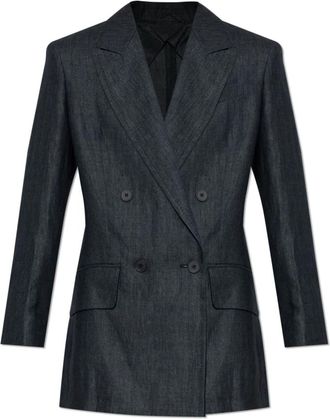 Max Mara Femme, Vestes, Bleu, Taille: 36 FR Olimpia Blazer