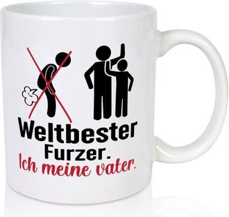 Generic Weltbester Furzer | Bester Vater | Humor - Tasse Weiss - Kaffeetasse/Geschenk/Familie