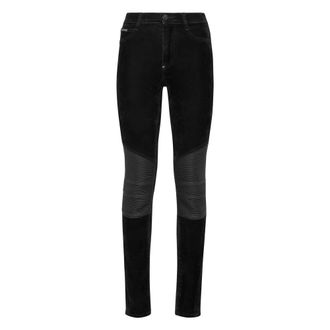 Philipp Plein High Waist Jegging - - Jeans - Damen - Schwarzk - W28