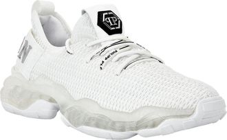 Philipp Plein Low-Top Sneaker - L&auml;ufer $Hock - Gr. 35 (EU) - in Wei&szlig; - f&uuml;r Damen