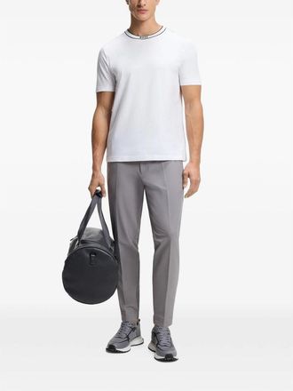 HUGO BOSS Crew-Neck Cotton T-Shirt - White