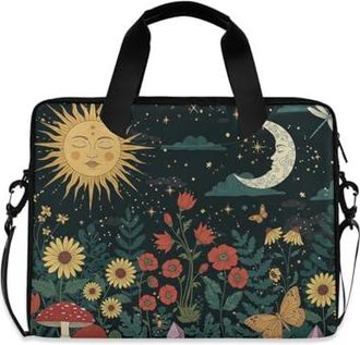 Alaza Sac pour ordinateur portable de 40,6 &agrave; 15,6 pouces, tour Eiffel, sac pour ordinateur portable, sac &agrave; bandouli&egrave;re pour femme, homme, &eacute;tudiant, travail,