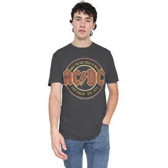 AC/DC ACDC 73 Unisex T Shirt, Charbon, XXL Mixte