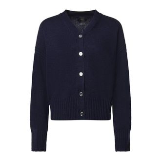 Pinko Pinko, Femme, Pulls, Bleu, Taille: 42 FR Cardigans