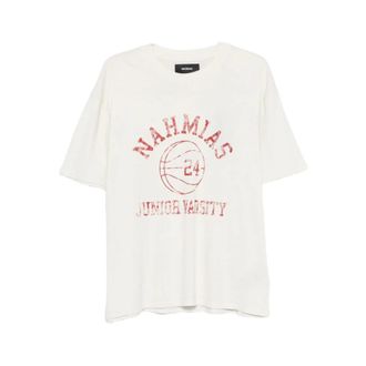 Nahmias Homme, Tops, Beige, Taille: M T-shirt Y5-T23N4 106