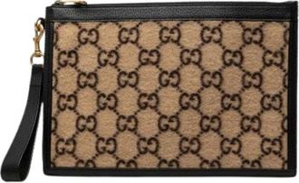 Gucci Sac pochette vintage Pre-owned - Femme - Pre-owned - Beige - Taille: ONE Size