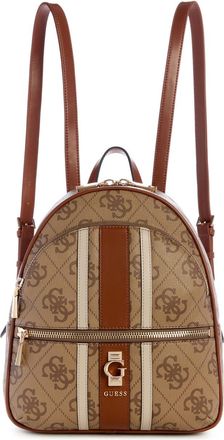 Guess Rucksack Freizeitrucksack Erenia Backpack Latte Logo hellbraun