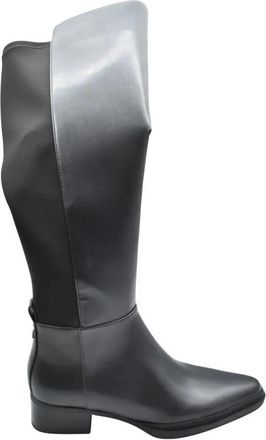 Michael Kors Stiefel - Pointed Toe Black Boots - Gr. 8_5 - in Grau - f&uuml;r Damen
