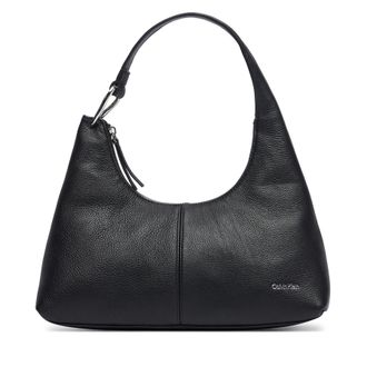 Calvin Klein Handtasche Calvin Klein Slouchy Leather Shoulder Bag LV04F3657G Schwarz