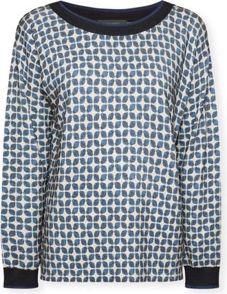 Elena Miro Damen, Oberteile, Blau, 2XLGröße