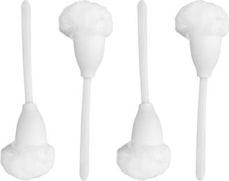 Healifty Brosse WC &Agrave; Manche Long Ergonomique 4 Pi&egrave;ces Brosse De Nettoyage Douce pour Cuvette De Toilette Outil De Salle De Bain Pratique Et Moderne