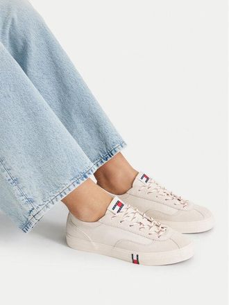 Tommy Jeans Sneakers aus Stoff Archive Y2K EN0EN03047 Hellbeige