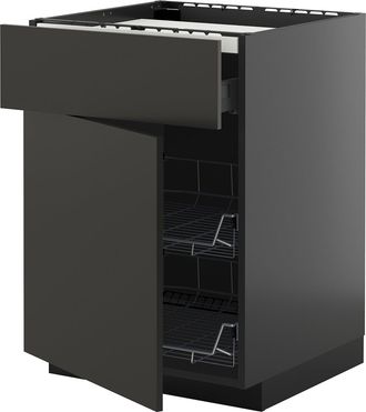 IKEA METOD / KNIVSHULT Unterschr.f Kochf/Schubl./2Drkörbe