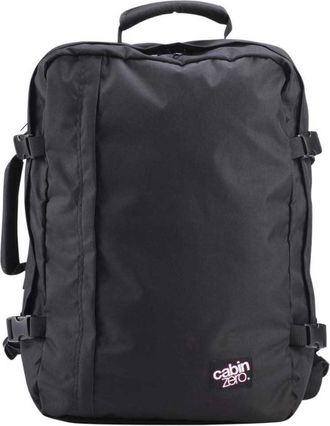 Cabinzero Kabinenrucksäcke Classic 44L Rucksack 51 cm, Absolute Black, 36x51x19