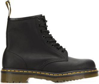 Dr. Martens Femme, Chaussures, Noir, Taille: 36 EU Bottes &agrave; lacets 1460 en cuir gras