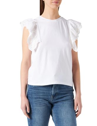 Desires Womens,Daisy Tee, 0001 WHITE,M