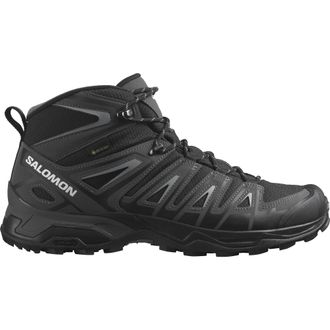 Salomon X Ultra Pioneer Mid Gore-Tex wasserdichte Herren Outdoorschuhe, Outdoor-bereit, Sicherer Fu&szlig;halt, Stabil und ged&auml;mpft, Black, 45 1/3