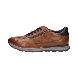 Bugatti Herren Sneaker, M&auml;nner Schn&uuml;rer, Wechselfu&szlig;bett,schn&uuml;rschuhe,Freizeitschuhe,Schnuerschuhe,Schnuerer,Schnuerung,Cognac (6300),42 EU / 7.5 UK