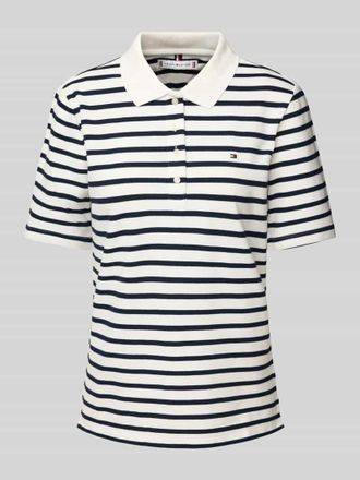 Tommy Hilfiger Regular Fit Poloshirt mit Logo-Stitching Modell 1985