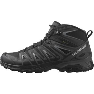 Salomon X Ultra Pioneer Mid Gore-Tex wasserdichte Herren Outdoorschuhe, Outdoor-bereit, Sicherer Fu&szlig;halt, Stabil und ged&auml;mpft, Black, 43 1/3