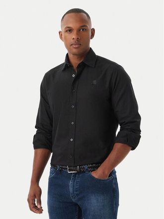 Karl Lagerfeld Hemd 605192 561784 Schwarz Modern Fit