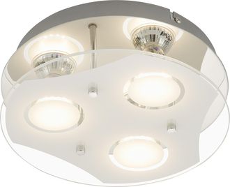 Briloner Briloner Leuchten Deckenleuchte, LED Lampe, Deckenlampe, LED Strahler, Spots, Wohnzimmerlampe, Deckenstrahler, Deckenleuchte Wohnzimmer, Deckenspot, D