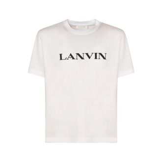 Lanvin Lanvin T-Shirts und Polos Wei&szlig; - - Tops - Herren - Wei&szlig; - M