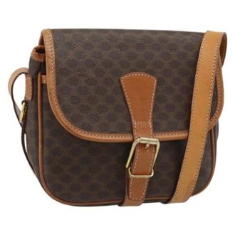 Celine Sac bandouli&egrave;re vintage doccasion - Femme - Pre-owned - Brun - Taille: ONE Size