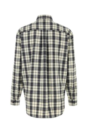 Balenciaga Mens Regular Fit Shirt White-Black Camicie White/black