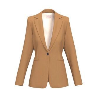 Marella Veste Emmbriose - Femme - Vestes - Beige - Taille: 38 FR