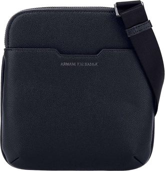 A|X Armani Exchange Marken-Quadratische Umh&auml;ngetasche, Schwarz