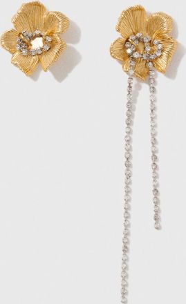 Maje Boucles DOreilles Fleurs - Doré - Maje