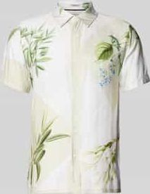 Guess Regular Fit Freizeithemd aus Viskose