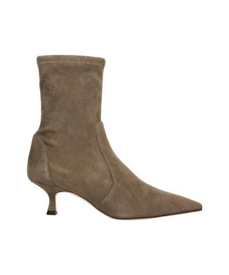 Stuart Weitzman Stiefel - Naomi Suede Boots - Gr. 36,5 (EU) - in Braun - für Damen
