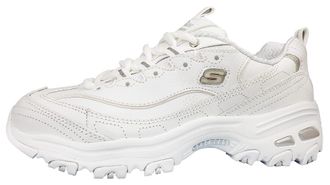 Skechers Damen Skechers Dlites Fresh Start 11931-wsl Sneaker, Weiß Silberfarben, 39 EU