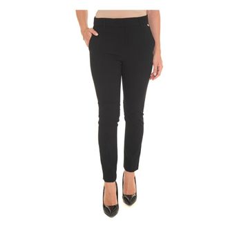 Liu Jo Cr&ecirc;pe Chino Hose mit mittlerer Taille - - Trousers - Damen - Schwarzk - XL