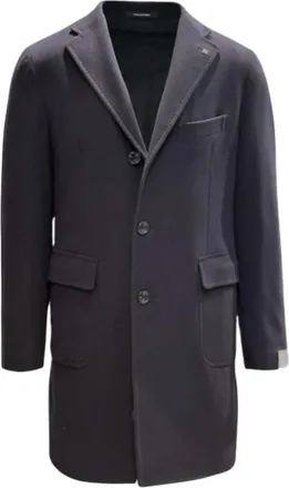 Tagliatore Manteau droit - Homme - Manteaux - Bleu - Taille: L