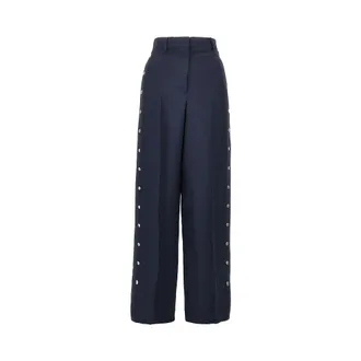 Stella McCartney Tailored pants with press-studs Woman 40