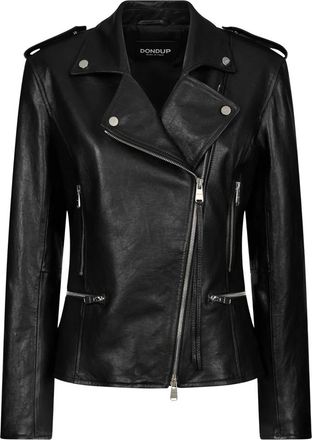Dondup Femme, Vestes, Noir, Taille: 42 FR Chiodo Slim Biker Jacket