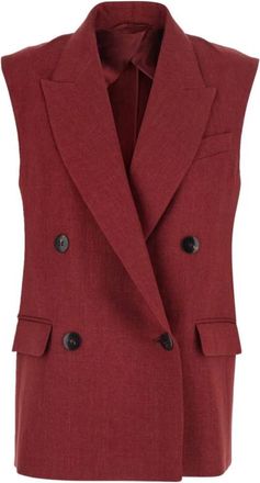 Max Mara Femme, Vestes, Rouge, Taille: 40 FR Vestes