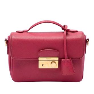 Prada Pre-owned Saffiano Satchel - - Pre-owned - Damen - Rosa - ONE SIZE